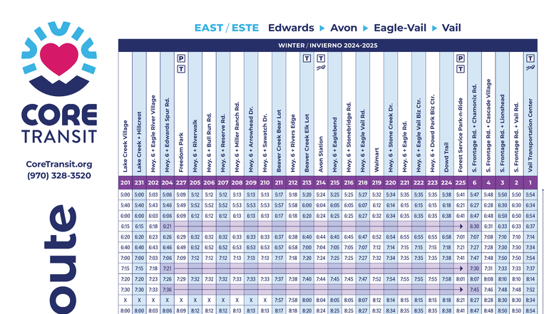 EAST ESTE Hwy 6 East Express Bus Schedule - Studocu