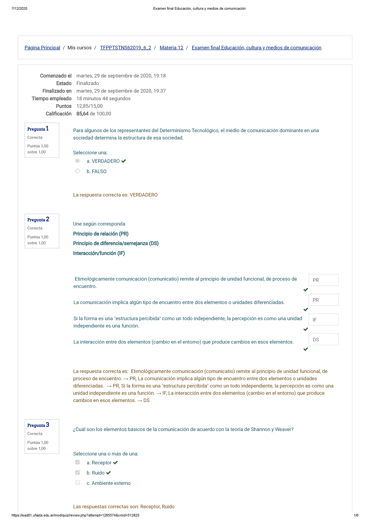 Examen Final TFPPTSTNS62019_6_2: Educación y Medios de Comunicación ...