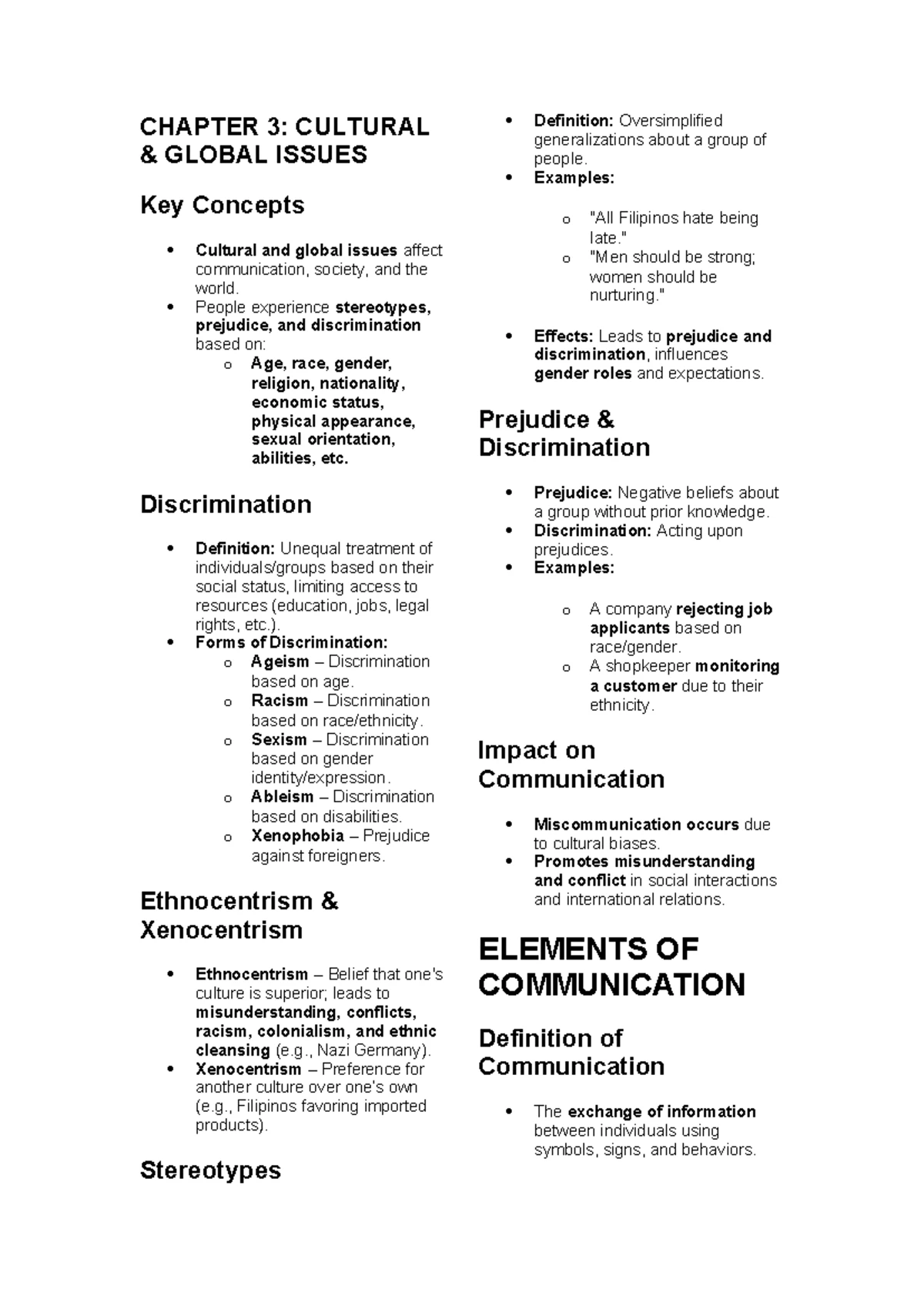 PURPOSIVE COMMUNICATION: Chapter 1 Lesson 1 Overview and Key Concepts ...