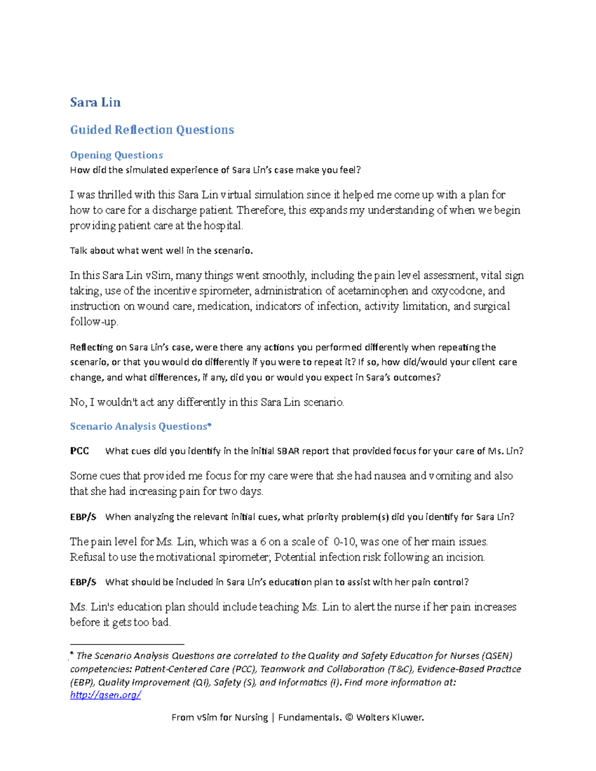 V Sim2.0 Fundamentals: Guided Reflection on Sara Lin's Case GRQ Final ...