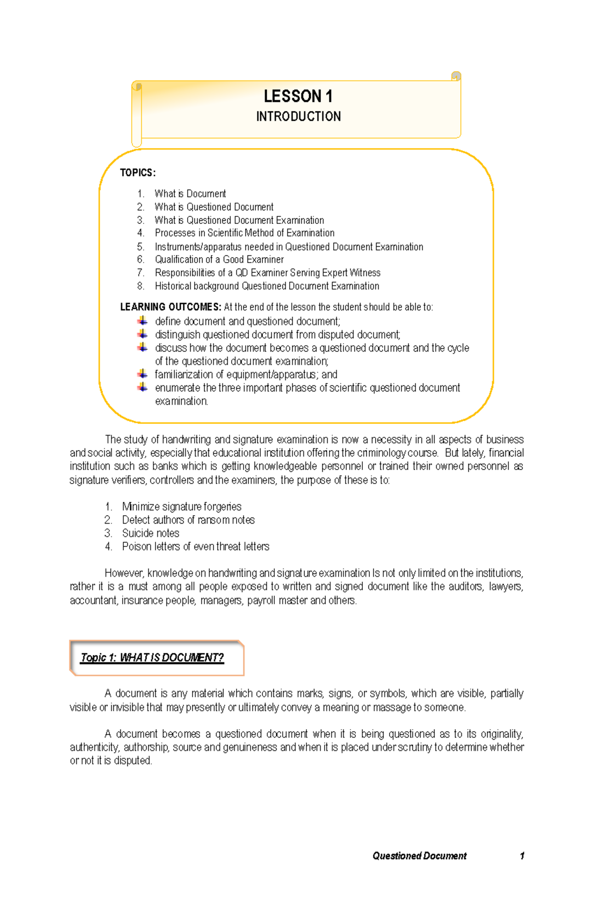 IM-QD-1 - Read well - The study of handwriting and signature ...