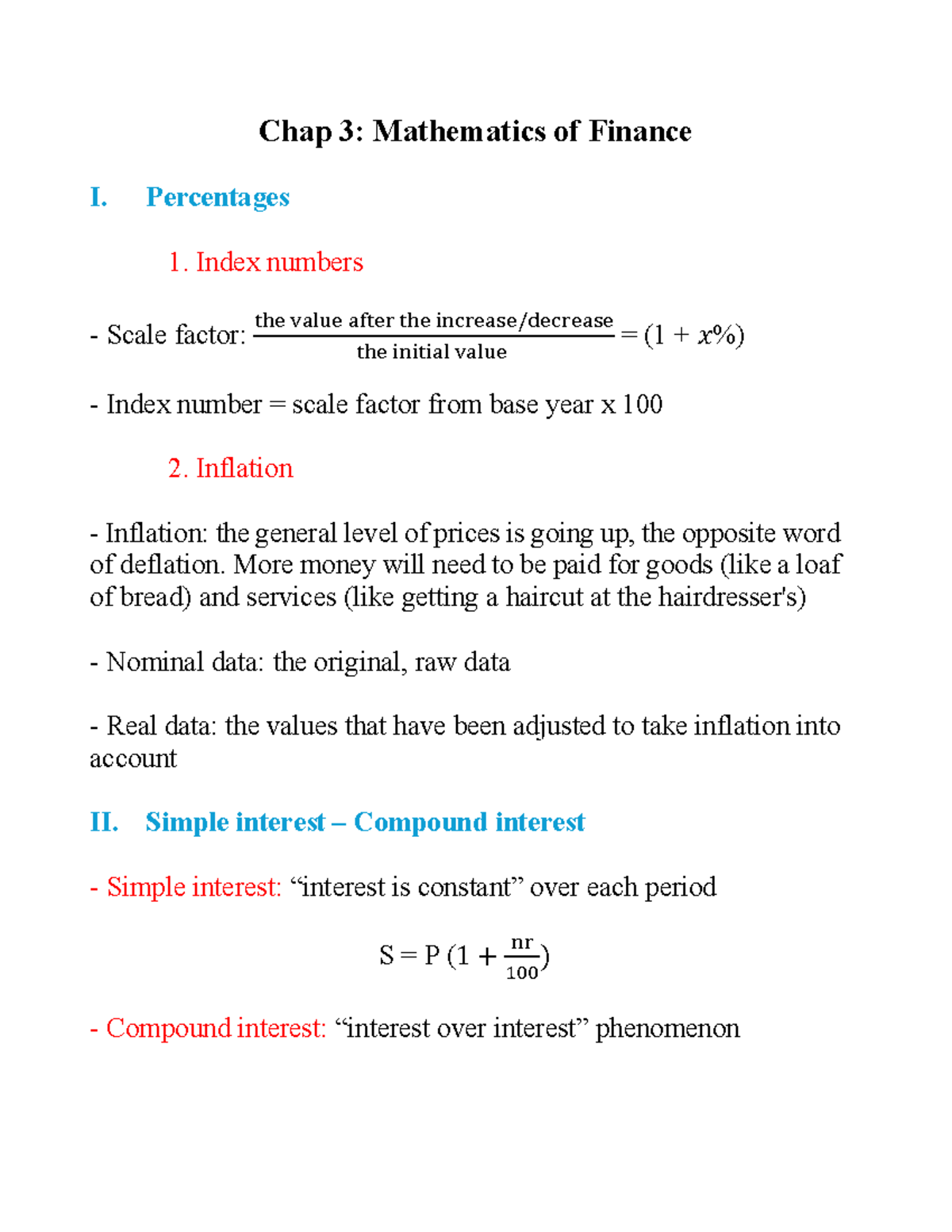C3-M4B: Chap 3 - Mathematics of Finance I Overview and Key Concepts ...