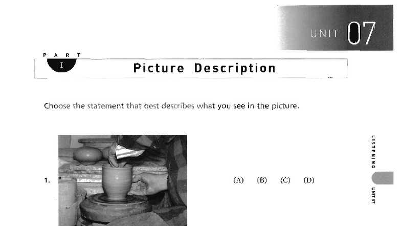 UNIT 07 Listening and Reading Comprehension Practice - Studocu