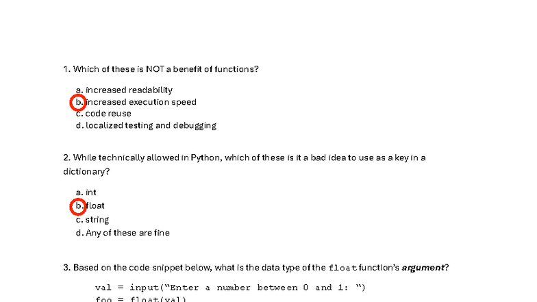 Midterm 2 217: Functions and Data Structures Exam Answers - Studocu