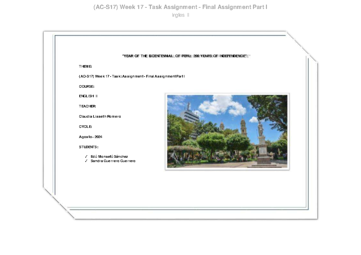 WEEK 17 - (AC-S17) Week 17 - Task Assignment - Final Assignment Part I ...