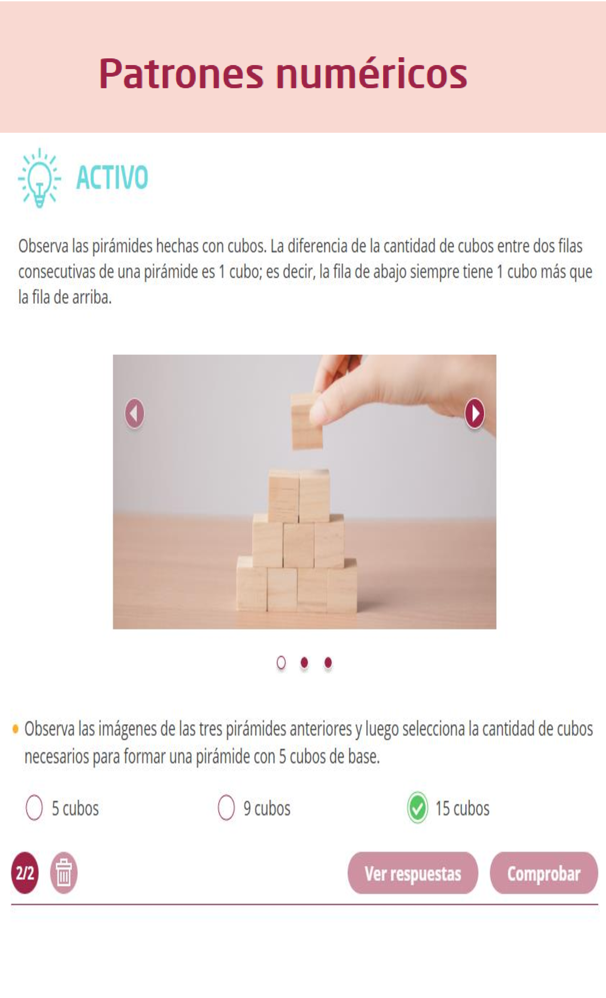 Lecciones de Matemáticas: Patrones Numéricos y Expresiones Algebraicas ...