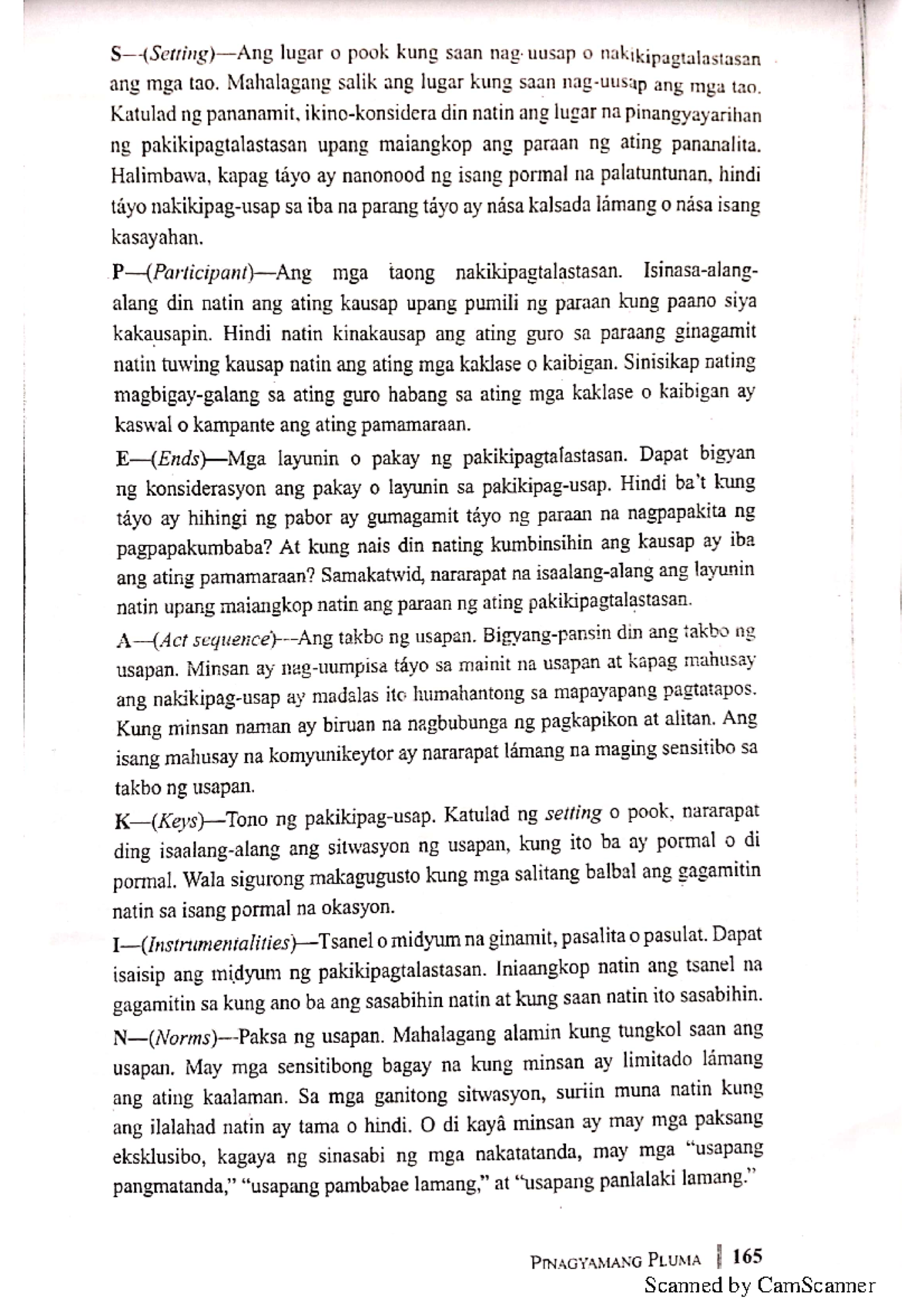 Revised Title: Speaking ni Dell Hymes: Dagdag Materyales at Babasahin ...