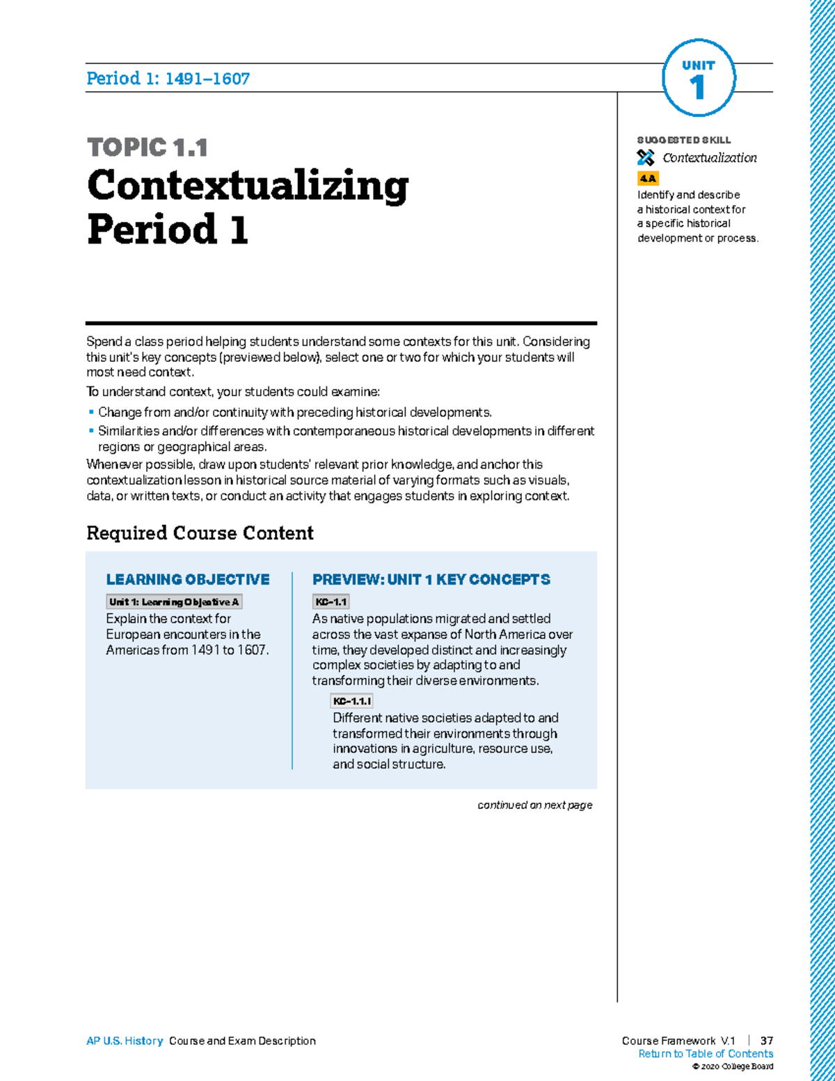 APUSH Unit 1 (1491-1607) Conceptual Guide: Key Themes & Context - Studocu