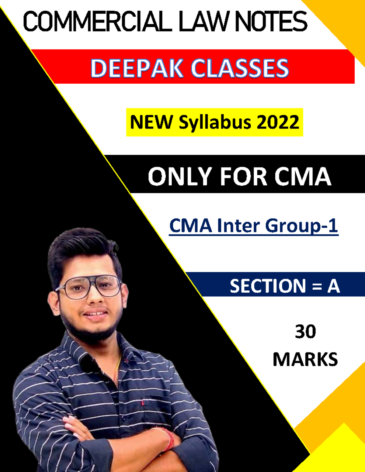CMA Inter Commercial Law Notes - Syllabus 2022 Overview - Studocu