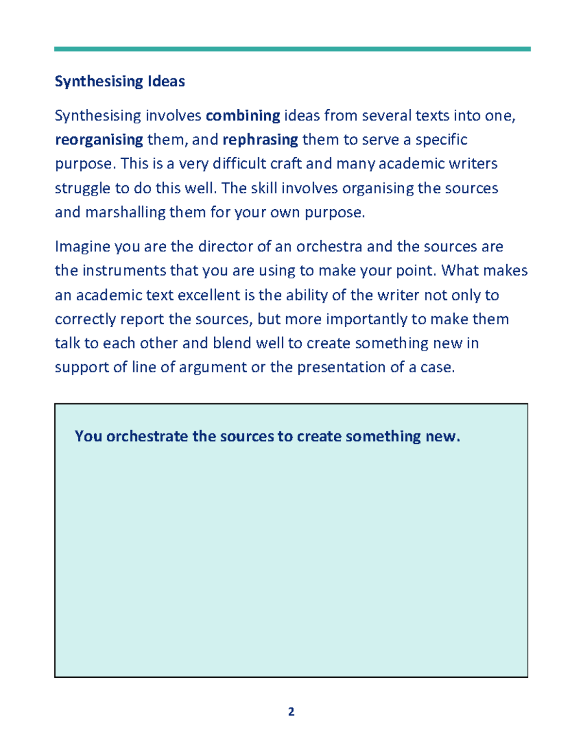 ES1103 Tutorial 5 - Synthesizing Ideas and Techniques for CA1 - Studocu