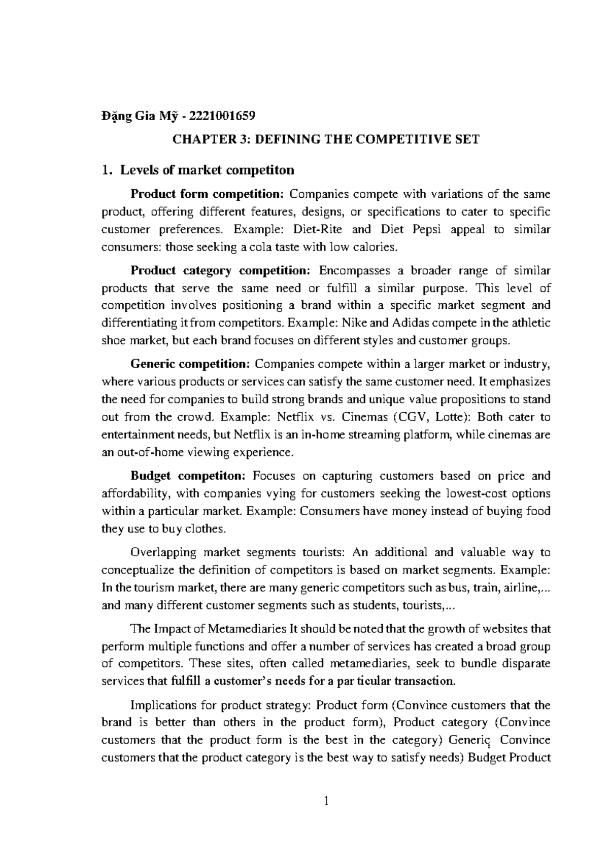 Exe1 Individual 22012 5 - 1 Đặng Gia Mỹ - 2221001659 CHAPTER 3 ...