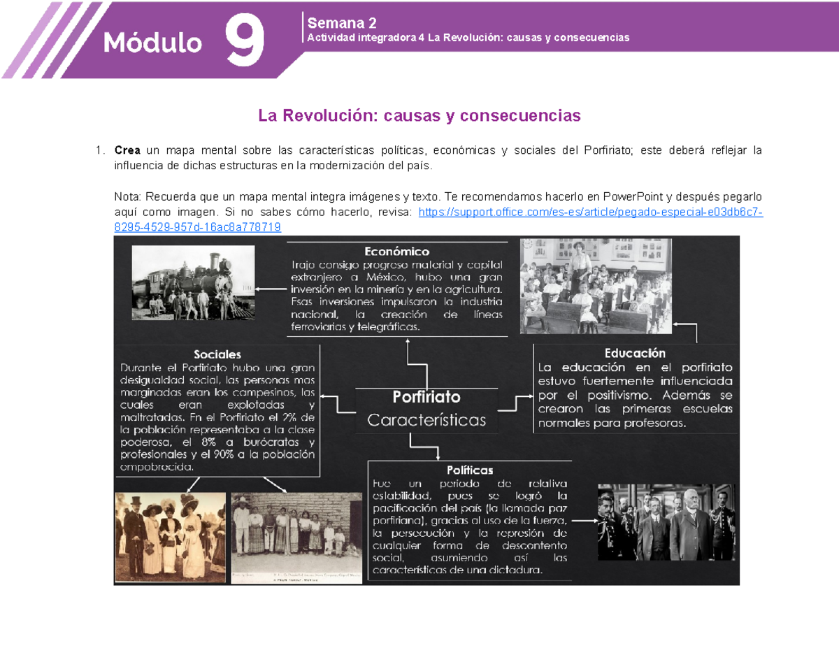 Actividad Integradora 4: La Revolución Mexicana - Causas y Consecuencias - Studocu