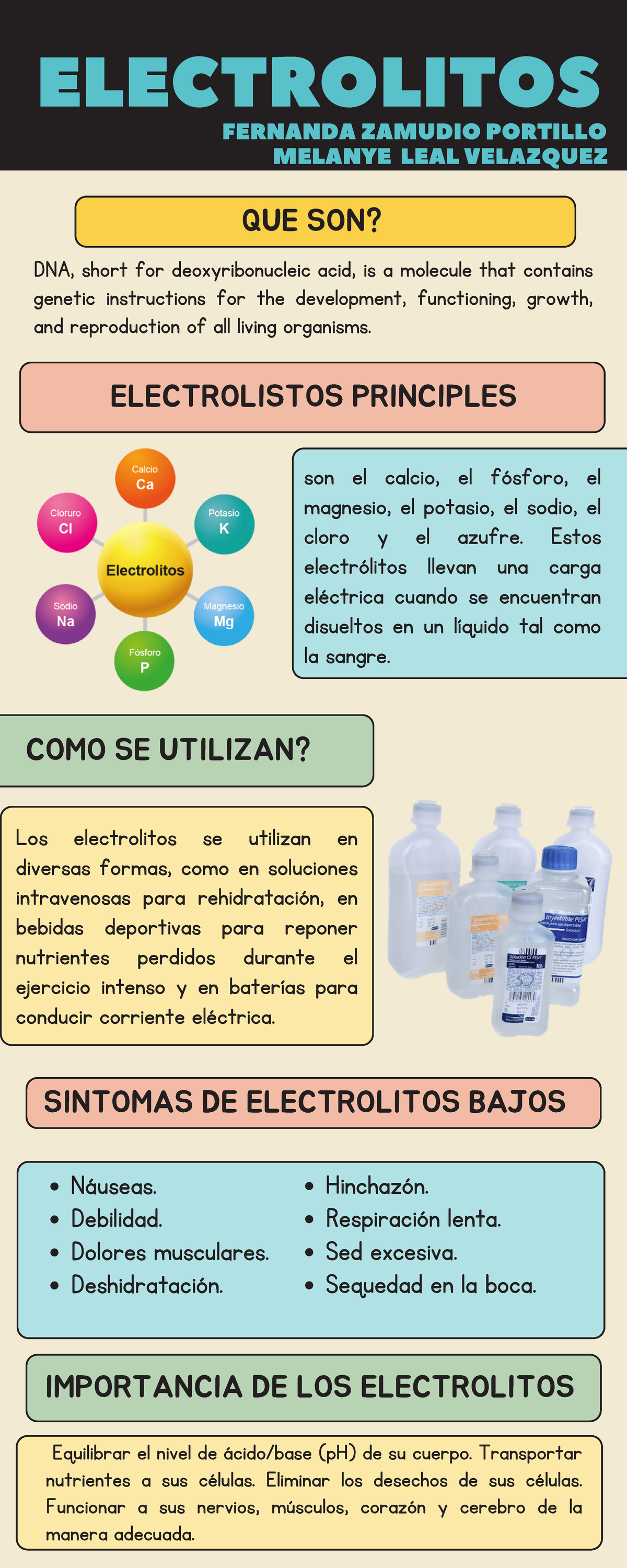 Infografía sobre Electrolitos: Funciones y Importancia - Studocu