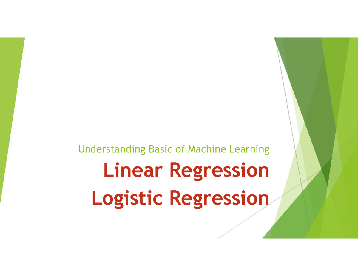 Lab6 Regression using sk Learn - Understanding Basic of Machine Learning Linear Regression ...