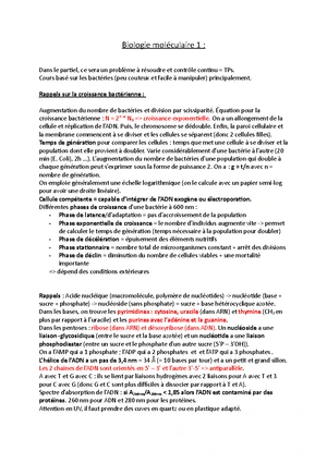 Séquences répétées ADN - Partie cours BM Philippe Lalle LES SÉQUENCES ...