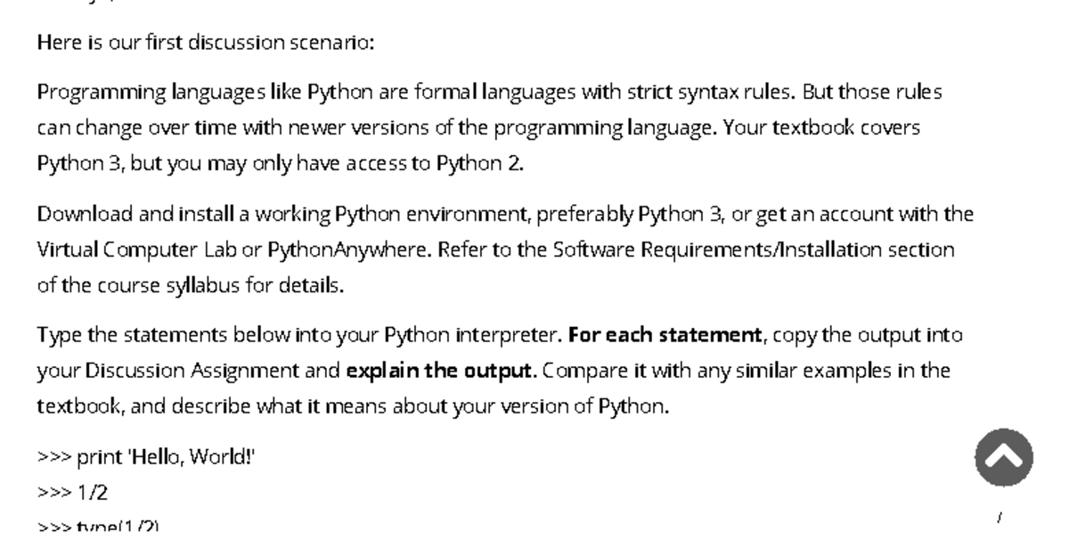 CS 1101 - AY2020-T5 Discussion Forum Unit-1 - / Home Discussion Forum Unit 1 Discussion Forum ...