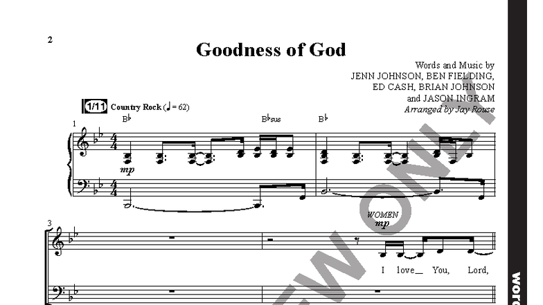 Goodness of God - Preview Copy (NL Y) - Studocu