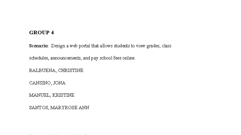 Web Portal Design for Student Management: Personas & User Stories - Studocu