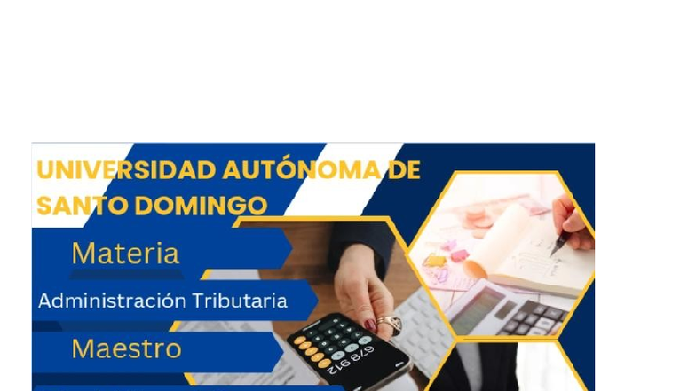 Trabajo Final: Impuestos sobre Activos y Incoterms en RD (ADM 101 ...