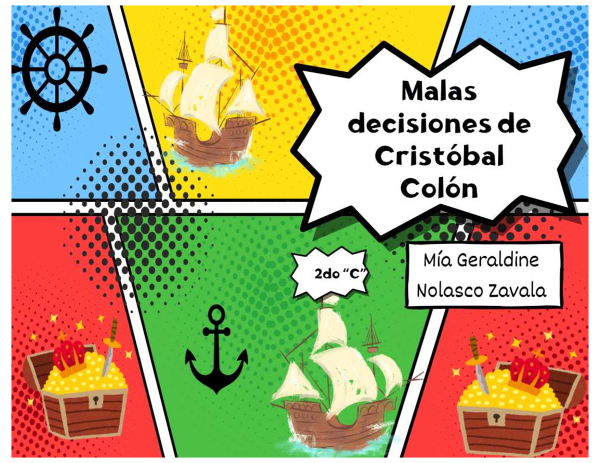 Comic sobre Cristóbal Colón: Exploraciones y Viajes (Historia) - Studocu