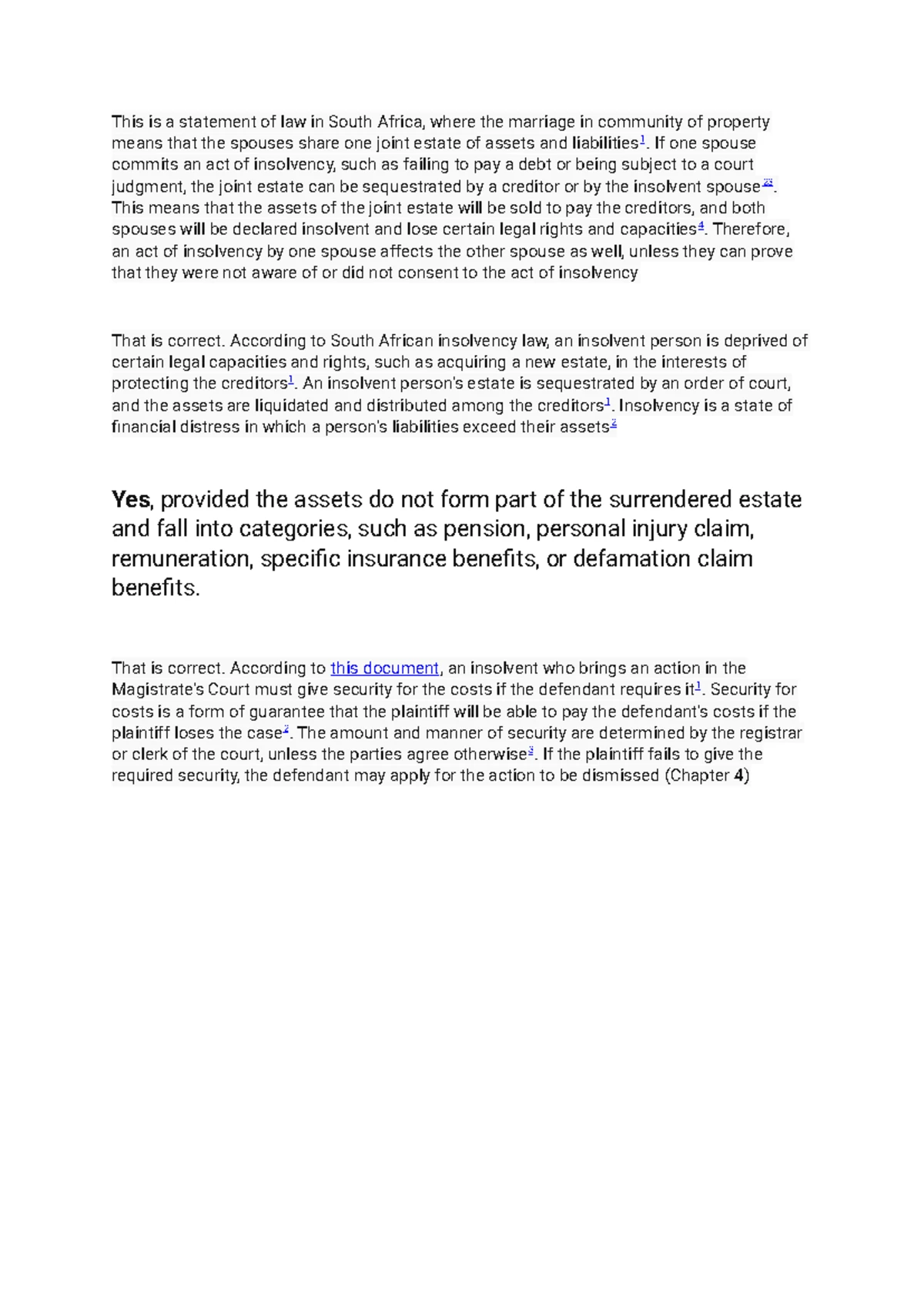 Article - Nulla Bona Return: An Act of Insolvency Explained - Studocu