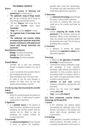 STS - 1 - STS 1 - GEED_ BSMA 1- P. SALVADOR MODULE 1: SCIENCE ...