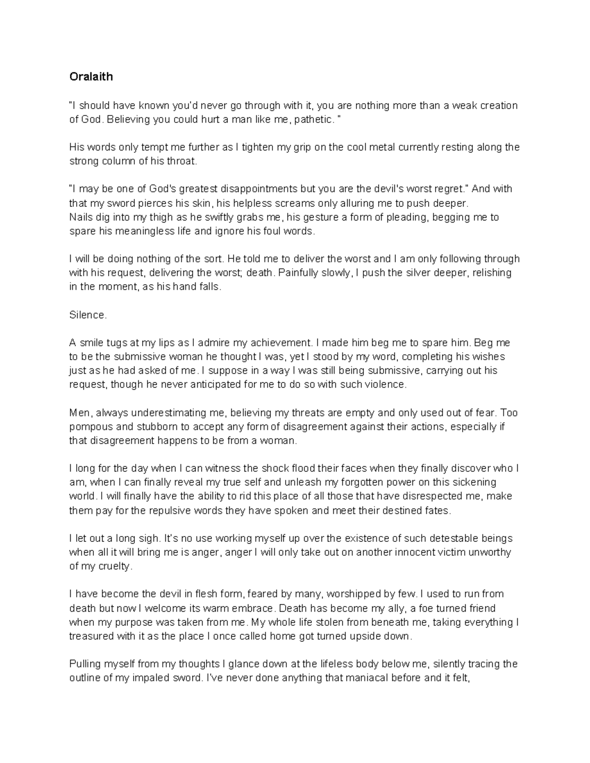 The Forgotten Princess: A Dark Tale of Power and Revenge - Studocu