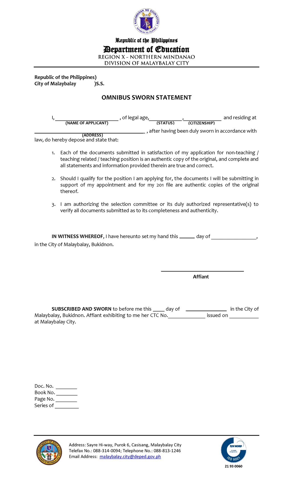 DOH - SPMS Form 4: Individual Performance Commitment & Review Summary ...
