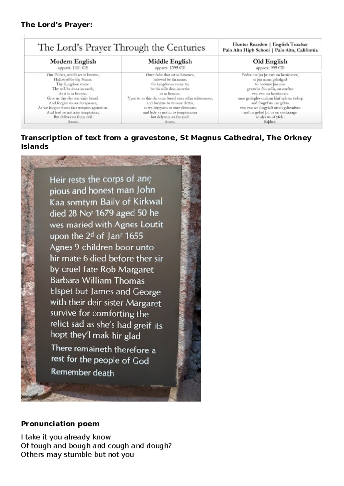 Collection of Texts: Poetry and Prose Analysis (ENG 101) - Studocu