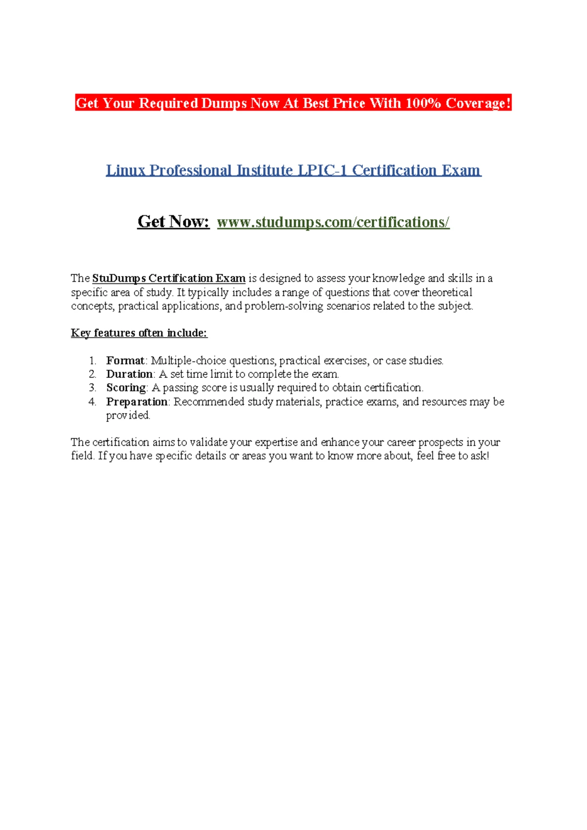 EMT Certification Exam Study Guide & Dumps for Success - Studocu