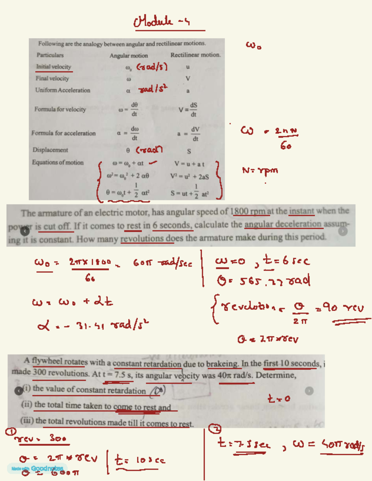 EM 4 - Lecture Notes on Rotational Motion and Angular Velocity - Studocu