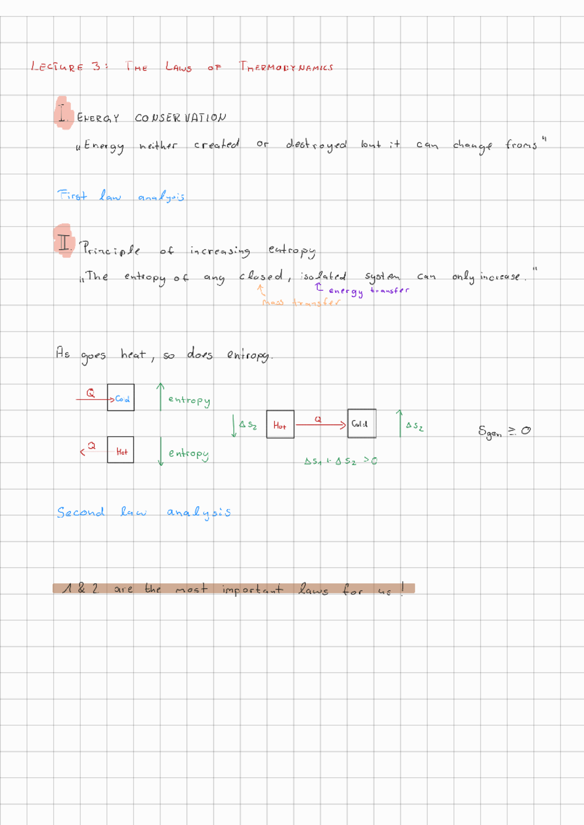 EML3007: Lecture Notes 3 - The Laws of Thermodynamics and Energy ...