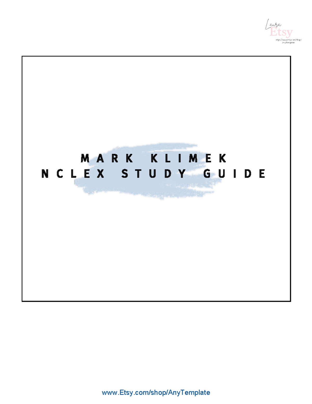 Mark Klimek NCLEX Study Guide: Lecture Notes & Tips - Studocu