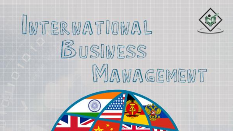 International Business Management Tutorial: A Comprehensive Guide - Studocu