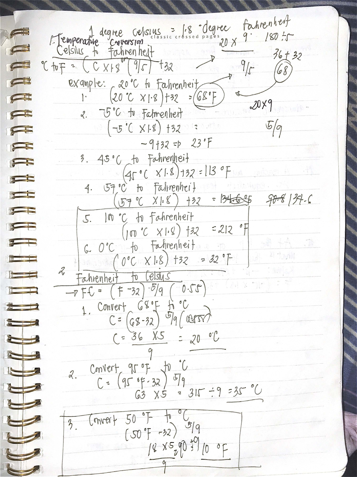Thermodynamics: Temperature Conversion & Pressure Calculations (PHYS ...