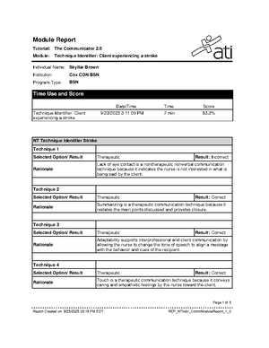 Simulation Results - ATI - Module: Virtual Interaction: Clients and ...
