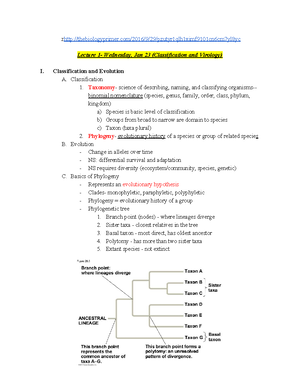 Exam 1 Review - BIO II - Exam 1 Review Virology – Lecture 1 SEQ Viral ...