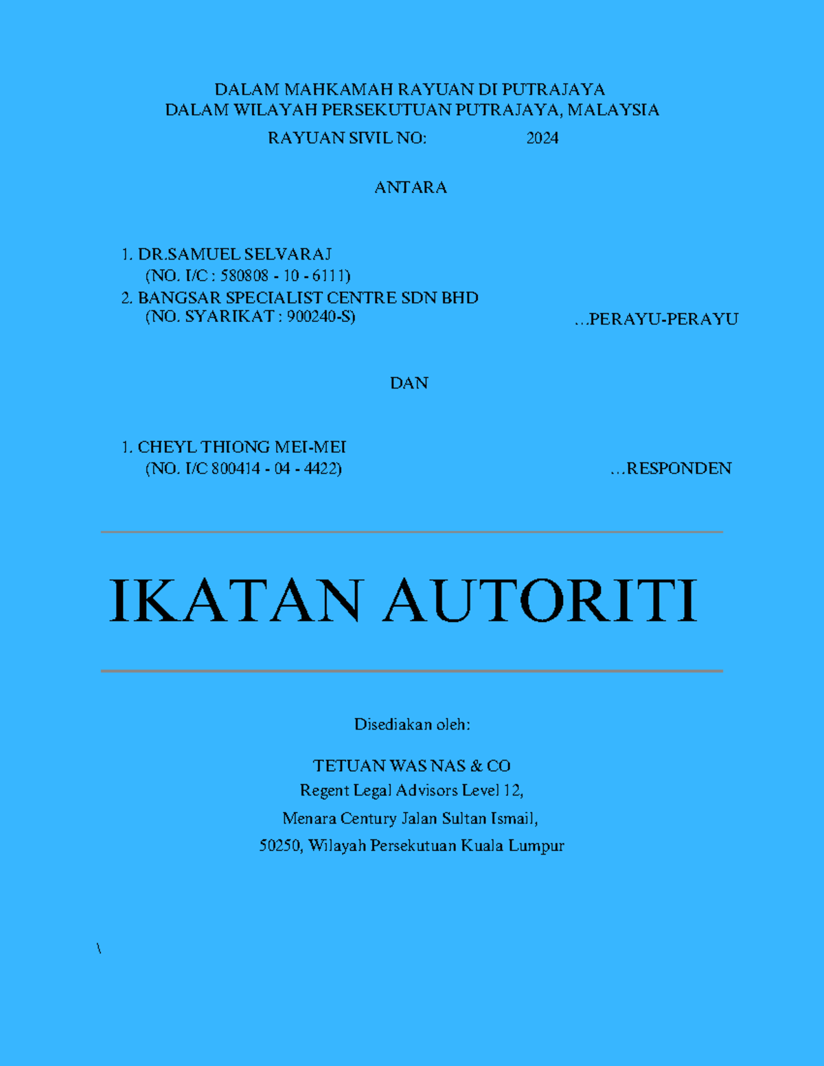 Kes Rayuan Sivil No: 2024 - Public Prosecutor v Mohd Radzi bin Abu ...