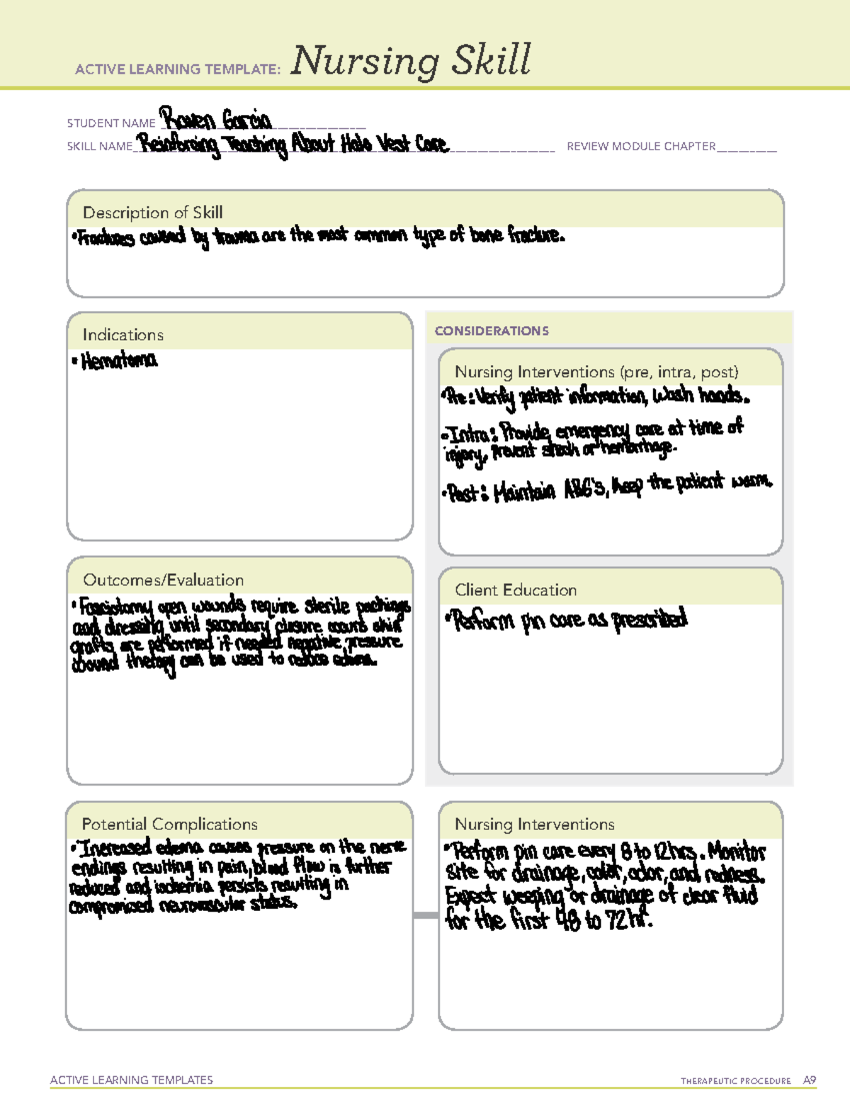 Med Surg Focus Review 3 - notes - ACTIVE LEARNING TEMPLATES THERAPEUTIC ...