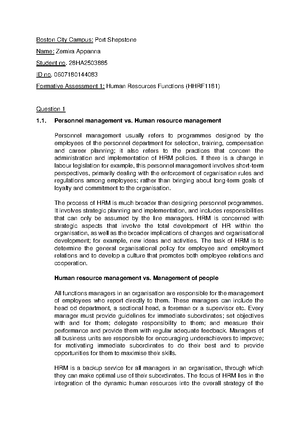 [Solved] An example of a daiy logbook for tasked perfomed by an HR ...