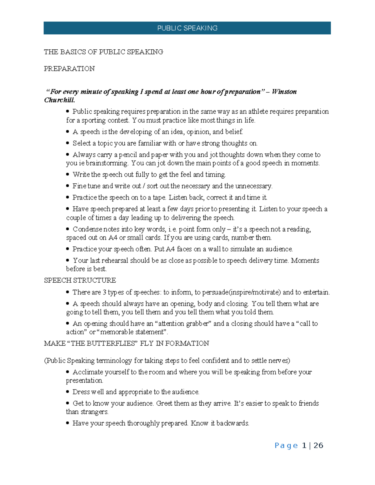 Public Speaking 101: Essential Preparation and Delivery Techniques ...