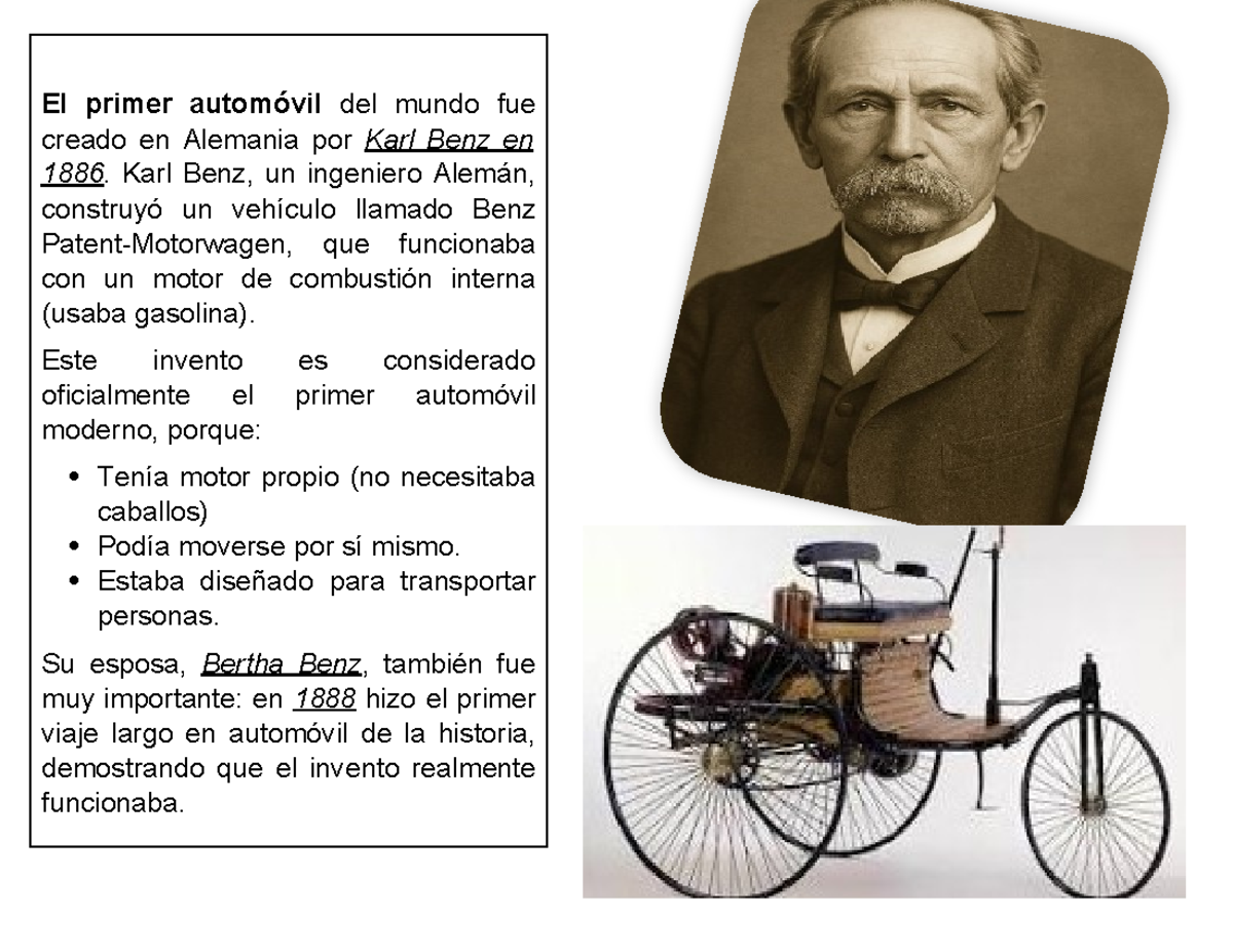 Tarea Lauren 2025 - Inventos de Transporte: Automóvil y Tren Maglev ...
