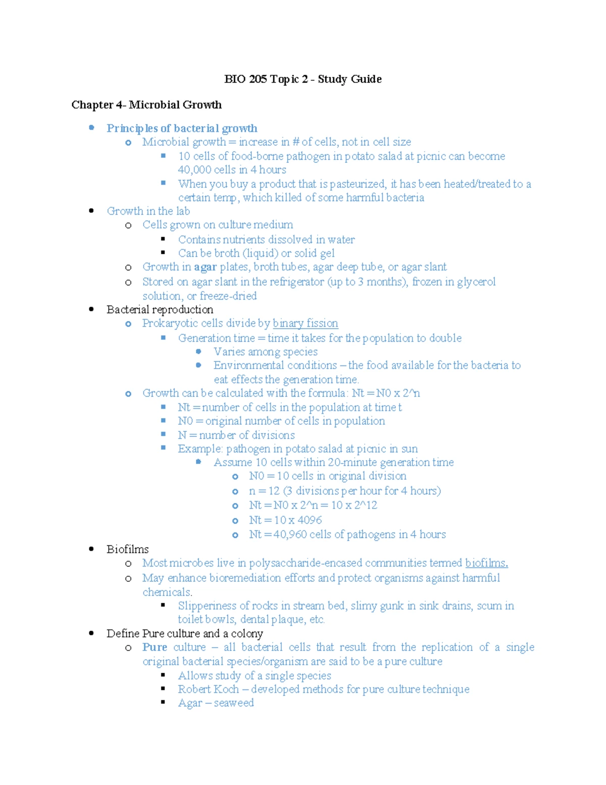 Microbiology Module 2 Quiz: Key Concepts and Questions - Studocu