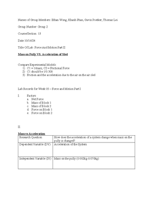 SS25 Lab 03 - Sample Lab Report Activity - Evaluating a Lab Report ...