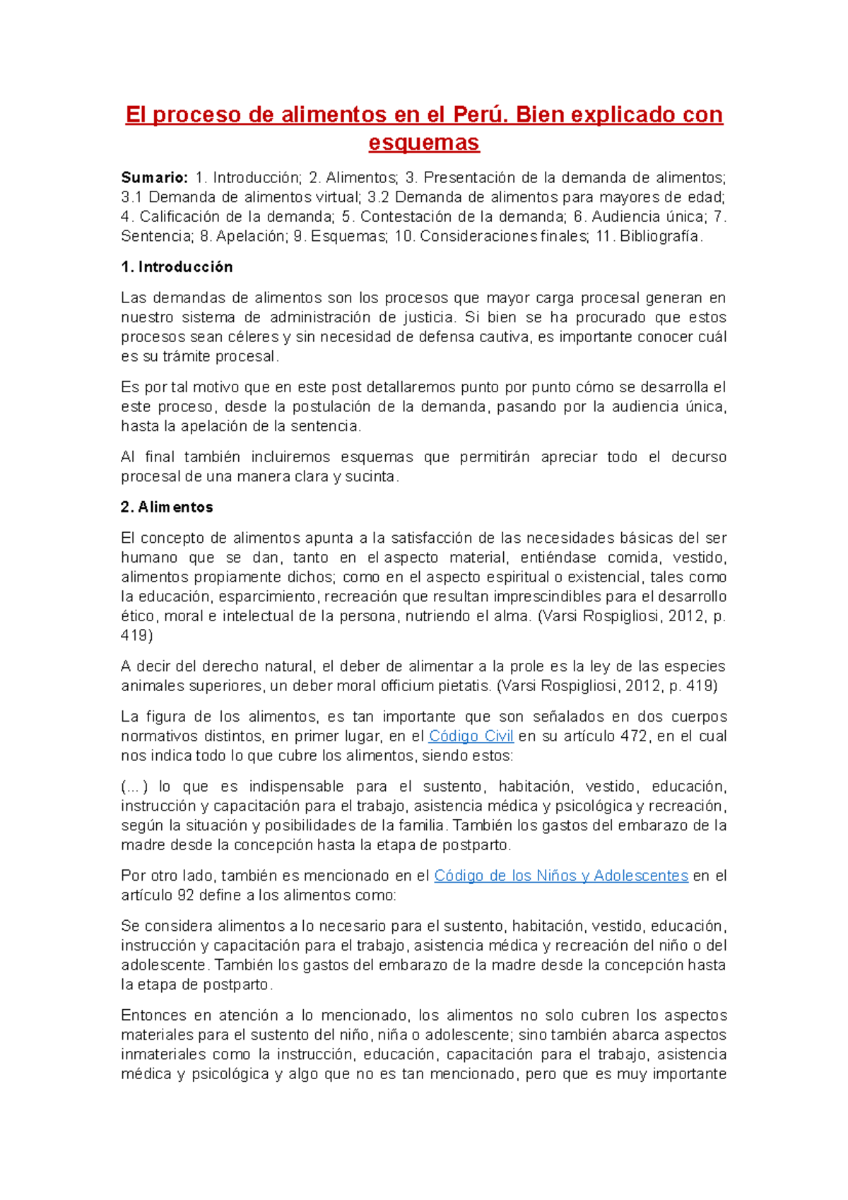 El proceso de alimentos en el Perú - Bien explicado con esquemas ...