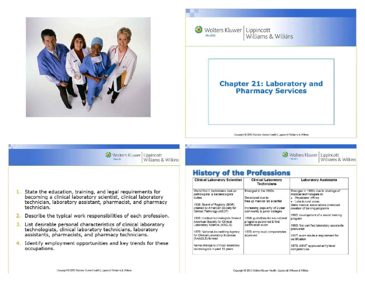 M3 Lab and Pharmacy Overview: Education, Roles, and Trends - Studocu