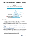 D372 - Introduction to Systems Thinking - Studocu