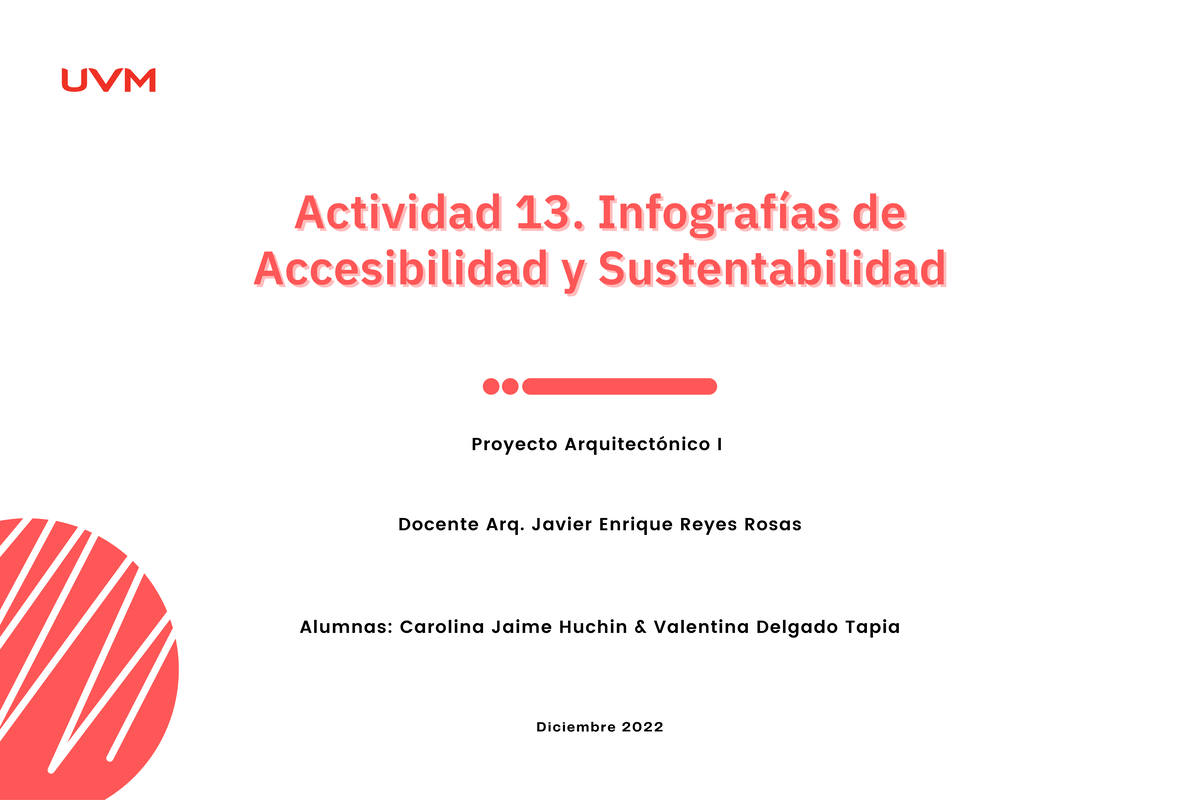 Actividad 13: Infografías de Accesibilidad y Sustentabilidad - A13 CJH VDT - Studocu