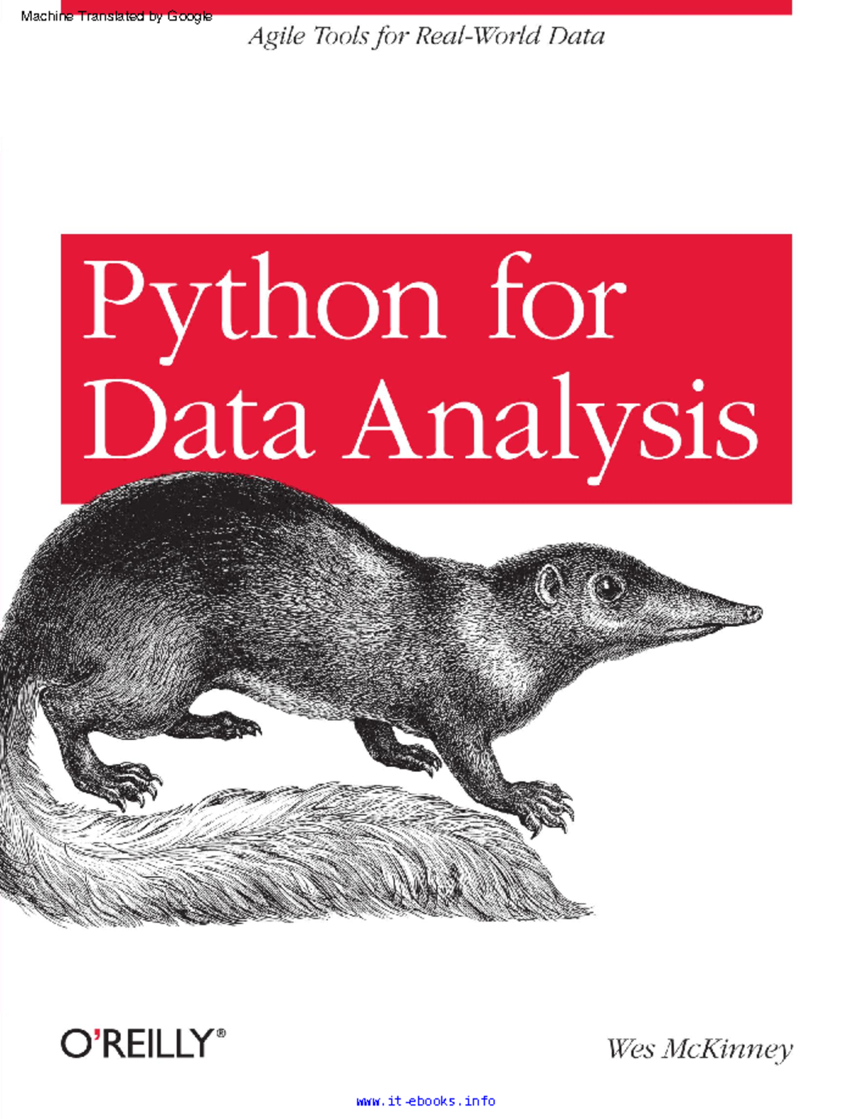 Python For Data Analysis - Wes Mc Kinney-trang-1 - Bạn có thể mua sách ...
