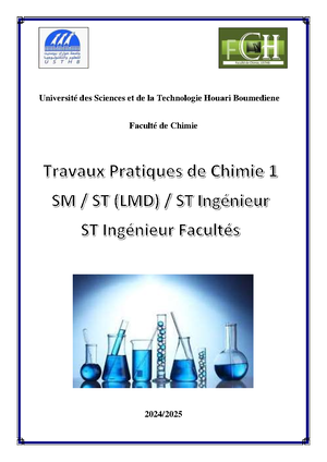 [Solved] Compte rendu de tp 4 chimie 01 analyse qualitative et - chimie 1 (ch1) - Studocu